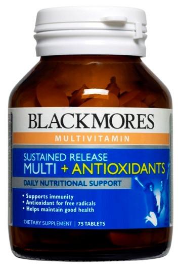Blackmores Sustained Release Multi + Antioxidants 75 Tablets – Kiwi Pharmacy