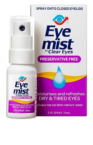 Clear Eyes Eye Mist Spray 15ml – Kiwi Pharmacy