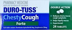 Duro-Tuss CHESTY Cough Forte Double Action Tablets 24 – Kiwi Pharmacy