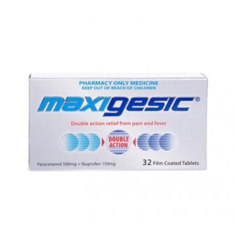 Maxigesic Double Action Pain Relief Tablets 32 – Kiwi Pharmacy