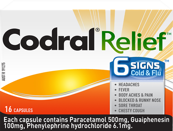 Codral Relief 6 Signs Capsules 16 – Kiwi Pharmacy