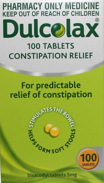 Dulcolax Tablets 100 – Kiwi Pharmacy