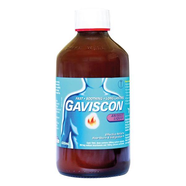 Gaviscon Liquid 600ml Aniseed – Kiwi Pharmacy