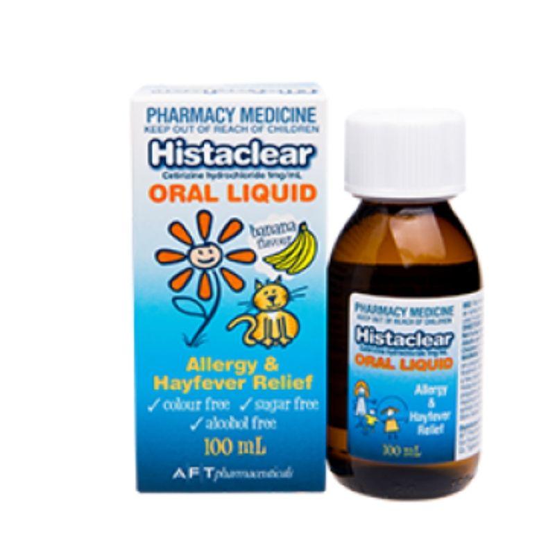 Histaclear Oral Solution 1mg/ml 100ml – Kiwi Pharmacy