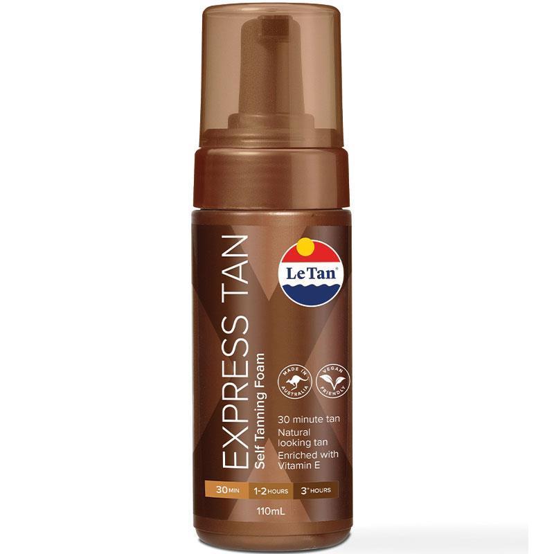 Le Tan Express Tan Self Tanning Foam 110ml – Kiwi Pharmacy