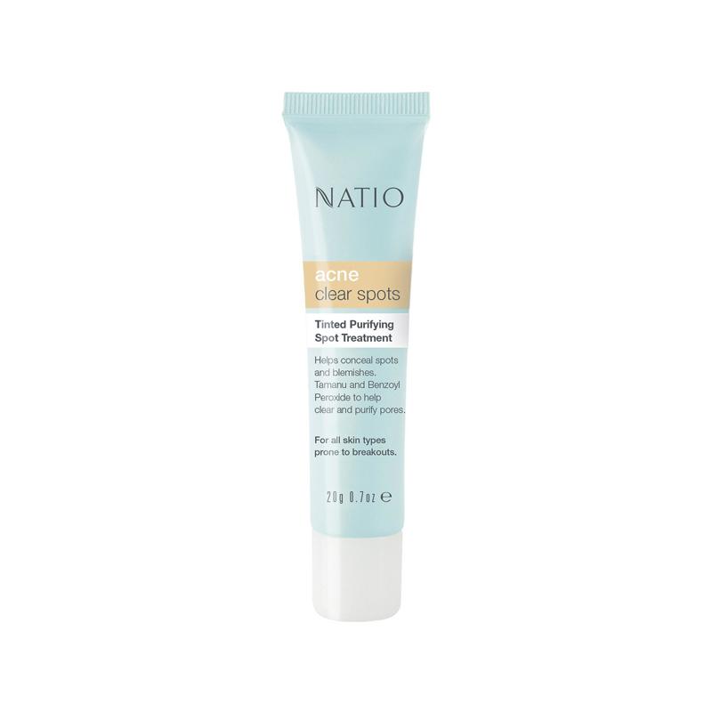 Natio Acne Clear Spots Tinted Purifying Spot Treatment 20g – Kiwi Pharmacy