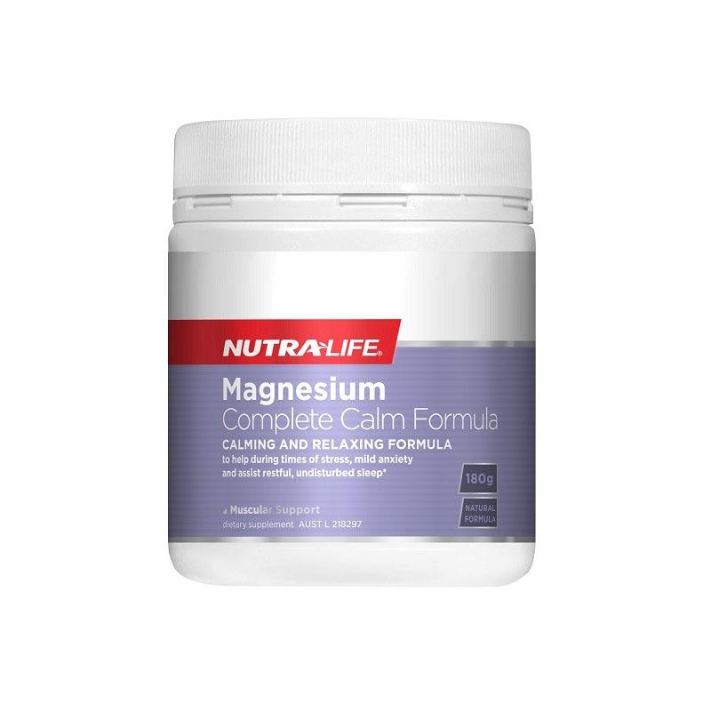 Nutra-life Magnesium Complete Calm Formula Powder 180g – Kiwi Pharmacy