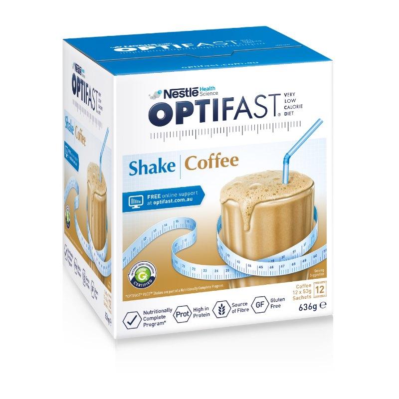 Optifast Coffee Shake Sachets 12x53g – Kiwi Pharmacy