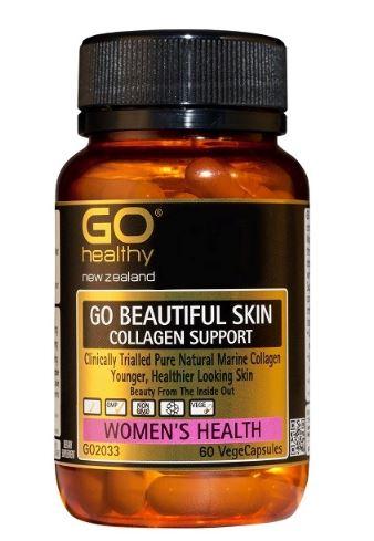 GO Healthy GO Beautiful Skin Collagen Support Capsules 60 – Kiwi Pharmacy