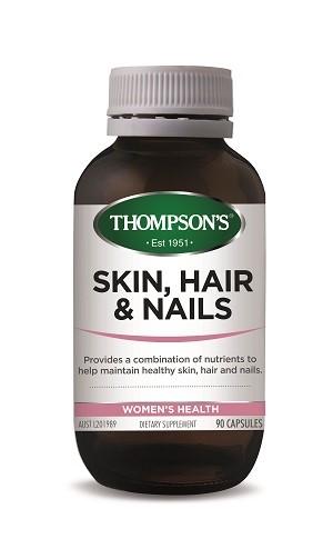 Thompson's Skin, Hair & Nails Capsules 90 – Kiwi Pharmacy