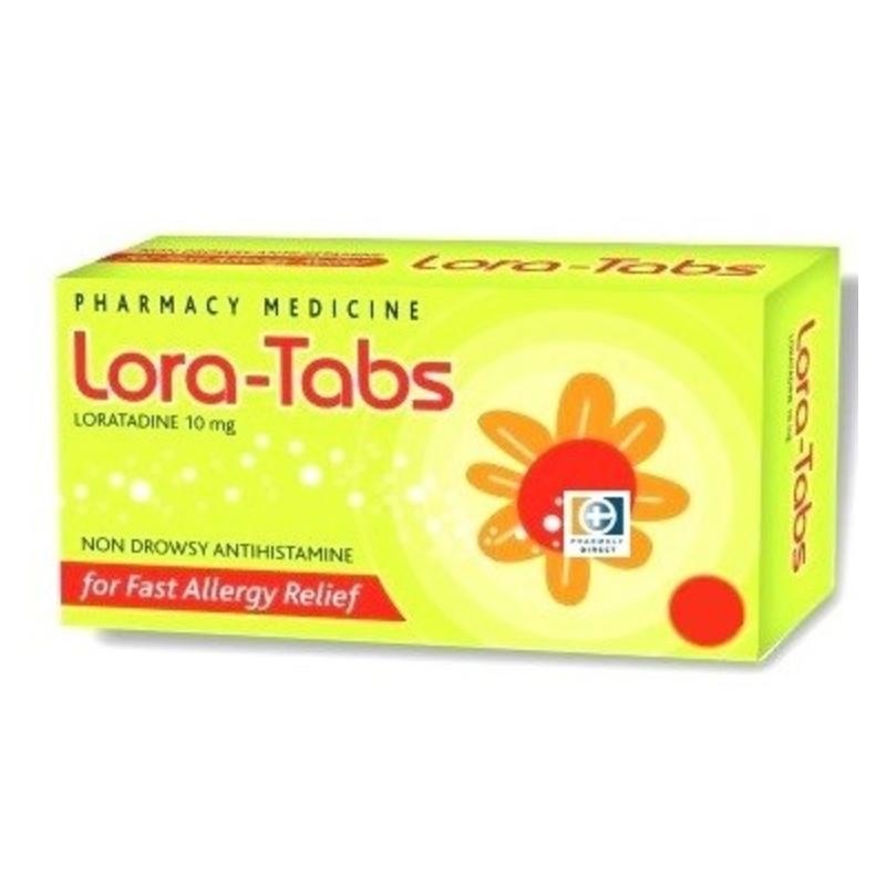 Lora-Tabs Allergy & Hayfever 10mg 90 Tablets [limited to 2 per order ...